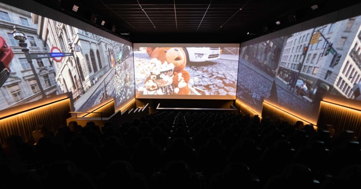 In Barcelona there is a triple-screen movie theater