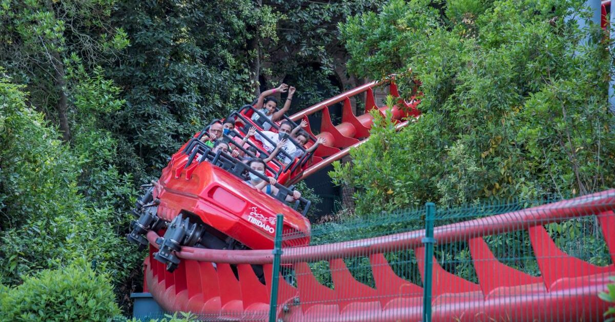 Virtual reality roller coaster, the new attraction at El Tibidabo