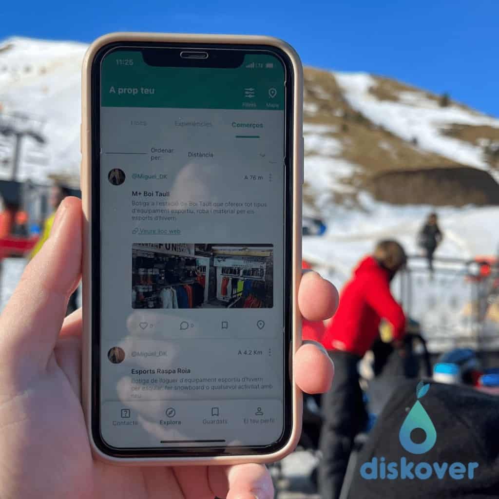 Discover Catalonia with the free App "Diskover".